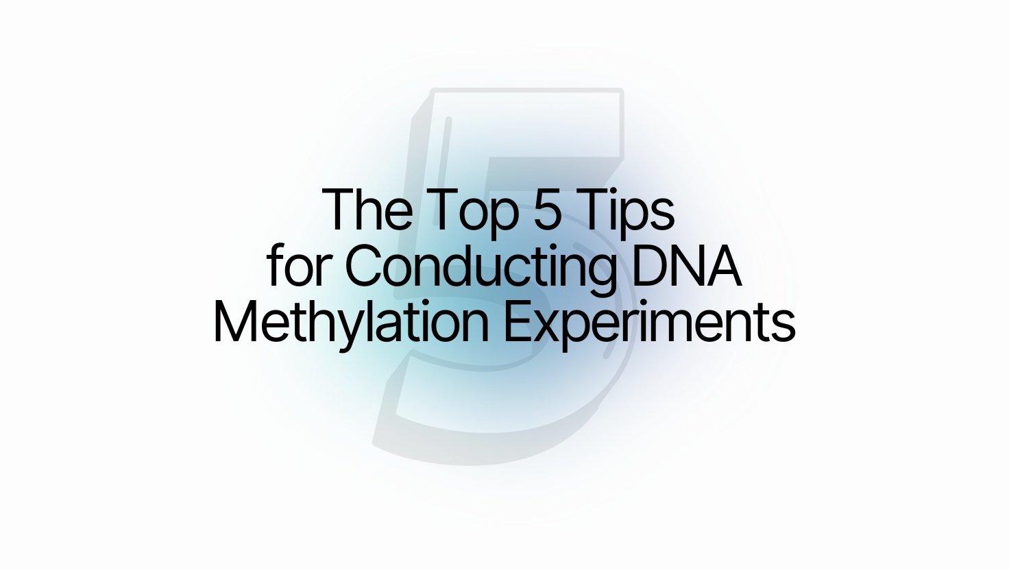 The Top 5 Tips for Conducting DNA Methylation Experiments